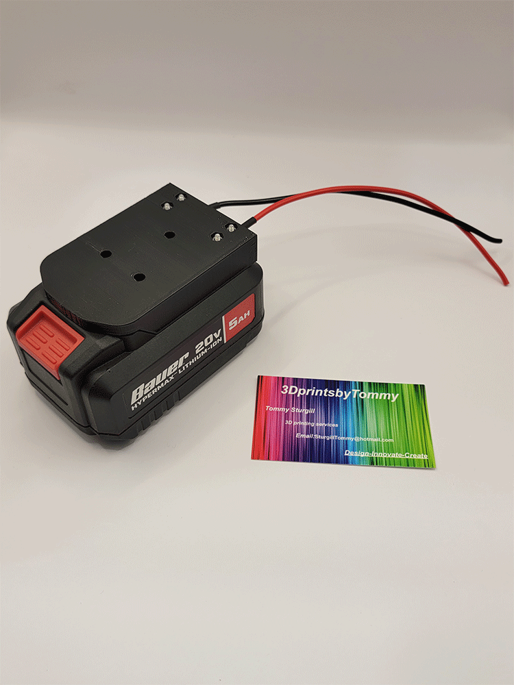 Bauer 20V adapter - 3DprintsbyTommy